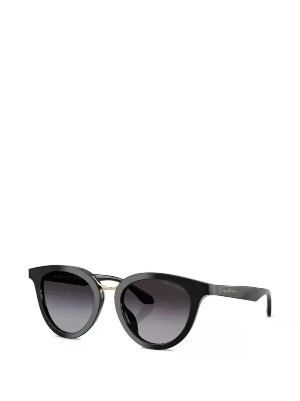 Giorgio Armani Round-frame Sunglasses - Black