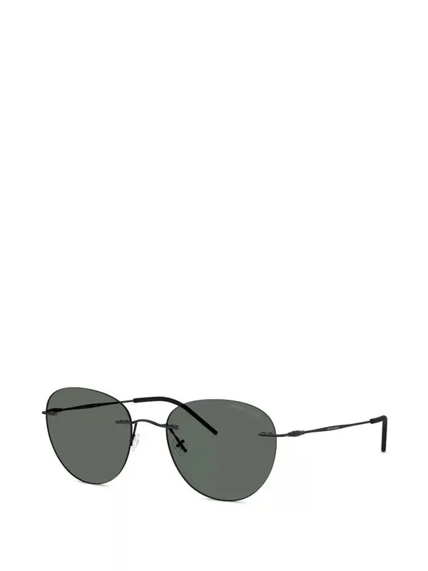 Giorgio Armani Round Frame Sunglasses