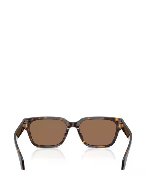 Versace Square Medallion Sunglasses - Brown
