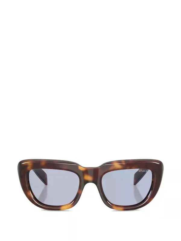 Prada Butterfly-shape Sunglasses - Brown