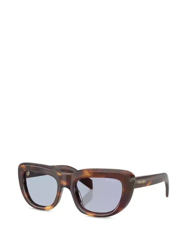 Prada Butterfly-shape Sunglasses - Brown