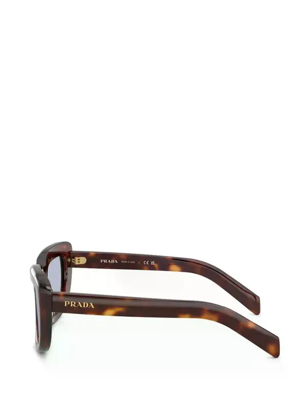 Prada Butterfly-shape Sunglasses - Brown