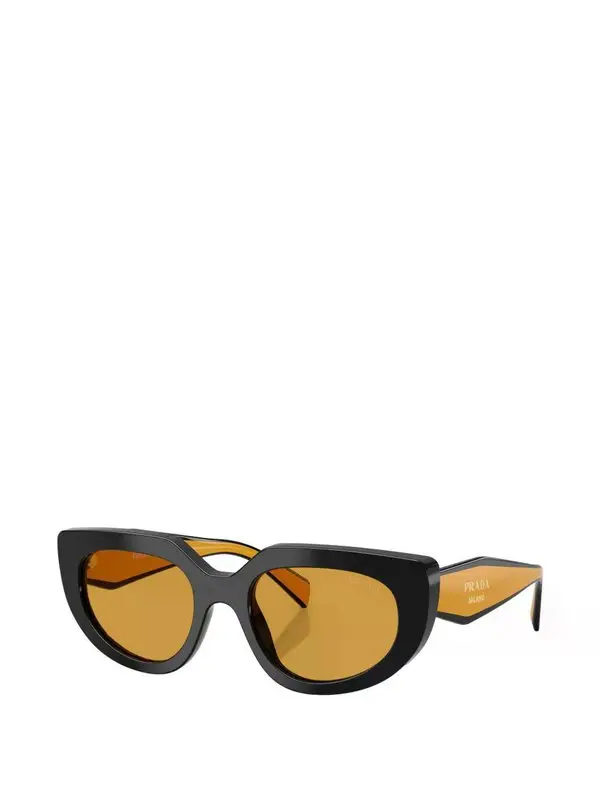 Prada Geometric Frame Sunglasses