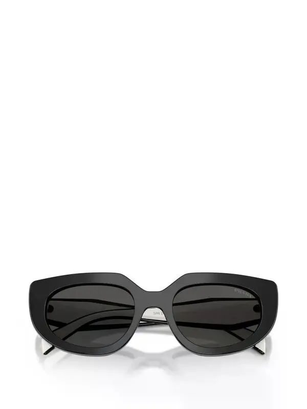 Prada Oval-frame Sunglasses - Black