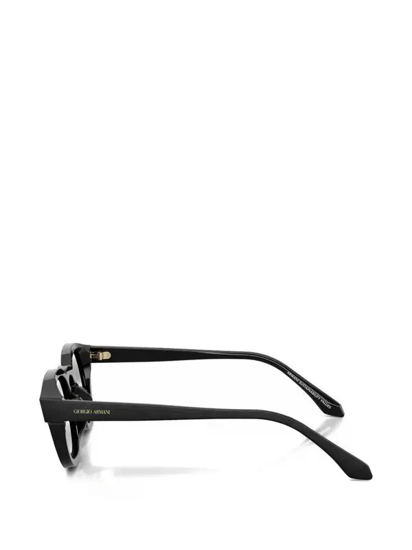 Giorgio Armani Round Frame Sunglasses - Black