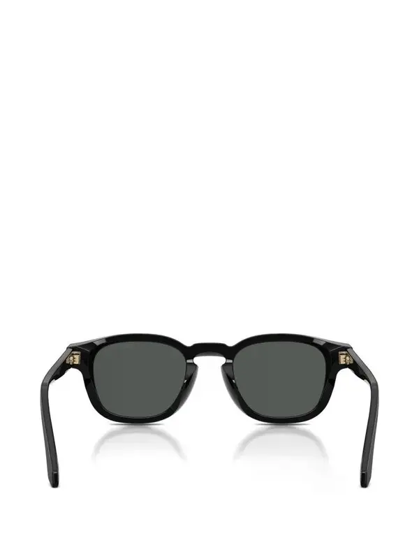 Giorgio Armani Round Frame Sunglasses - Black