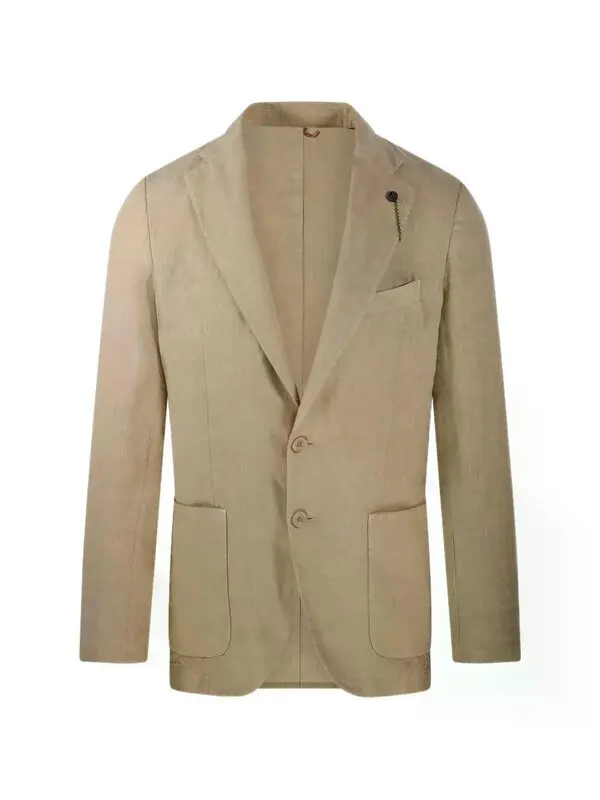 SANTANIELLO Buttoned Single-breasted Blazer