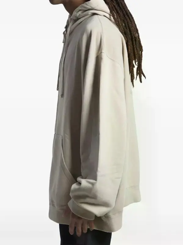 MAISON MARGIELA Cotton Zip Up Hoodie - Neutrals