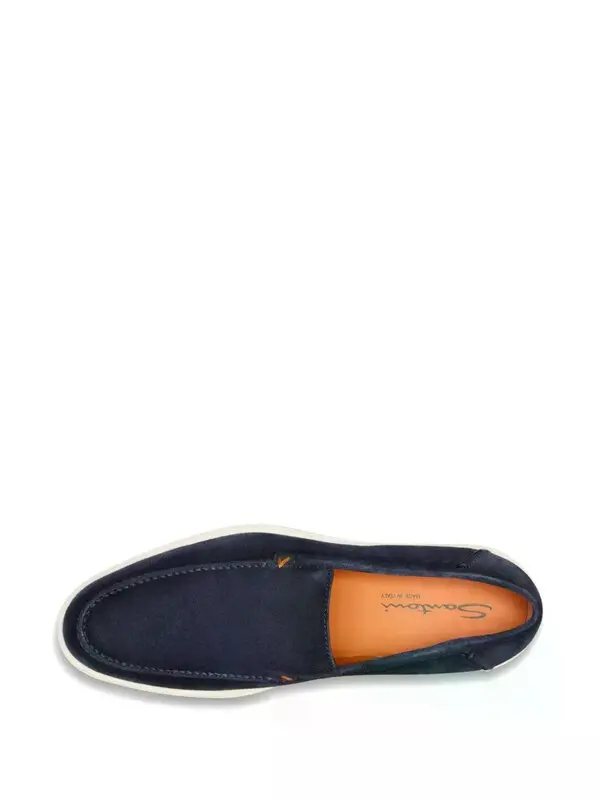 Santoni Detroit Suede Loafers