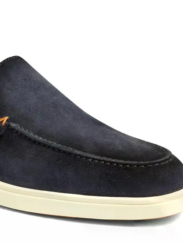 Santoni Detroit Suede Loafers