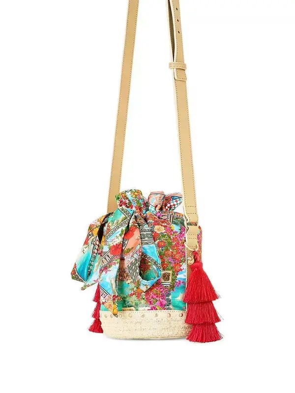 Camilla Tassel-detail Tie Bucket Bag