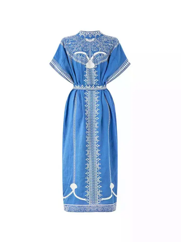 Camilla De Nada Granada Short-sleeves Midi Dress