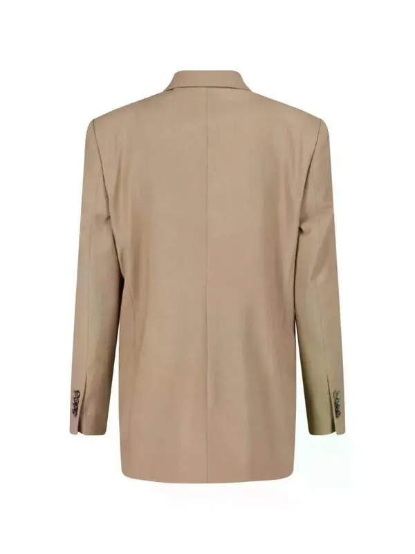 LARDINI Cameron Double-breasted Blazer - Neutrals