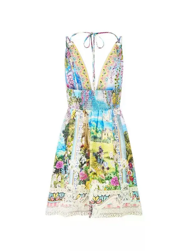 Camilla Navás Nouveau Flared Hardware Dress