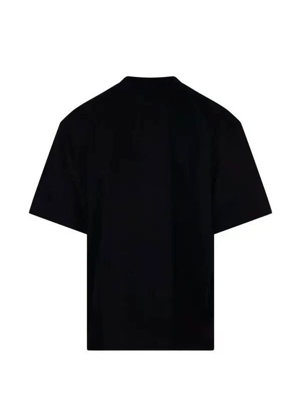 Off-White Crew-neck Printed T-shirt - Black