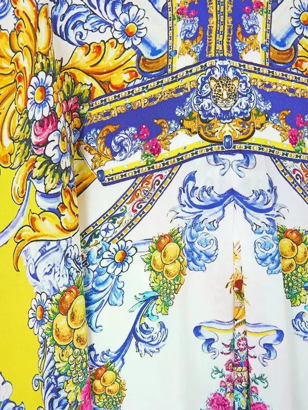 Camilla España Nirvana Waist-detail Long Kaftan