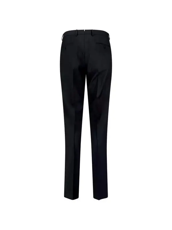 Caruso Double-breasted Suit - Black