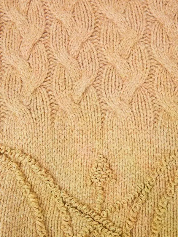 Camilla Funnel-neck Knit Poncho