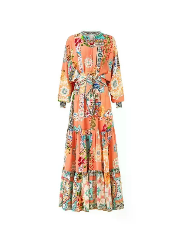 Camilla Waist-tie Maxi Dress