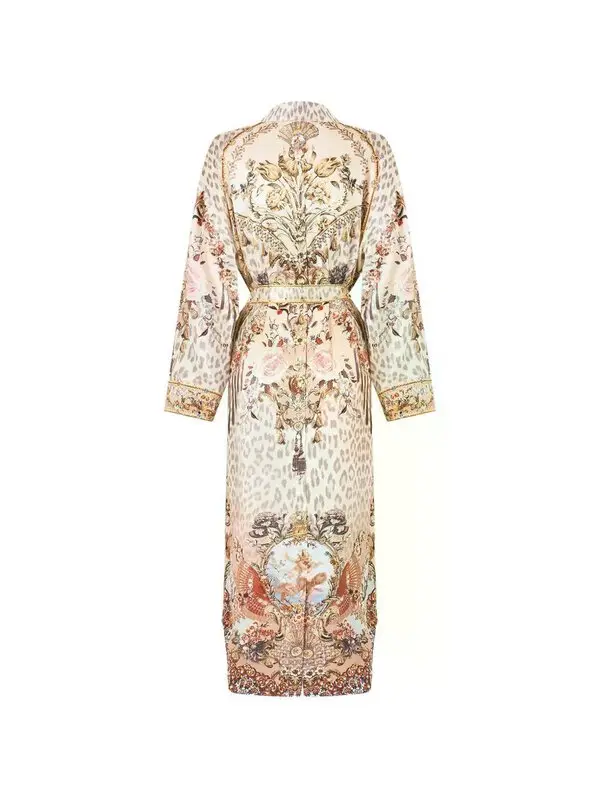Camilla Animalia Shirt Dress - Neutrals