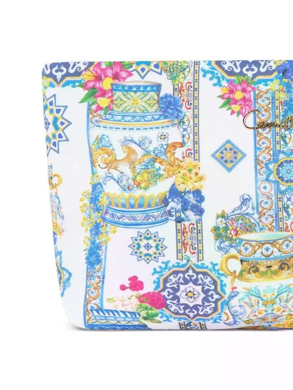 Camilla Floral Print Makeup Bag