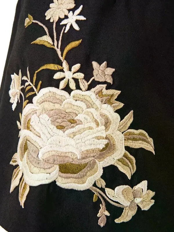 Camilla Embroidered Mini Shorts