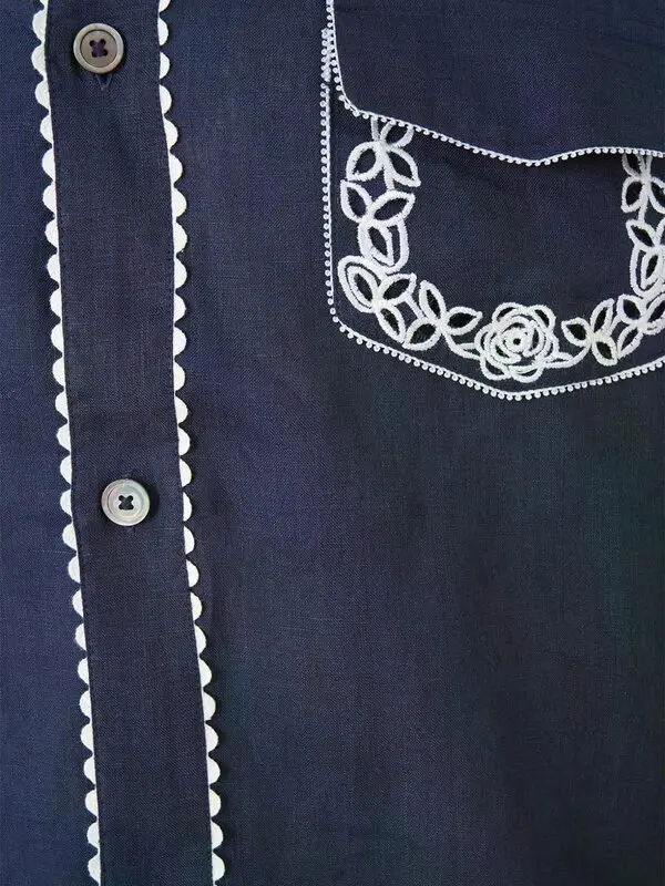 Camilla Embroidered Cropped Jacket