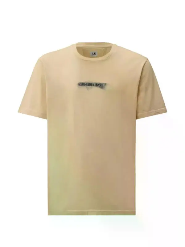 C.P. COMPANY Logo T-shirt - Neutrals