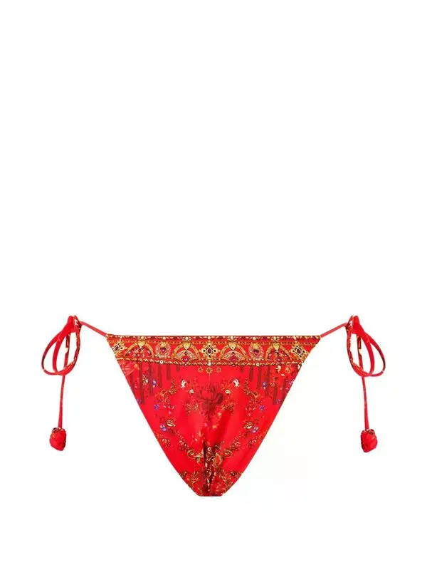 Camilla Flower-detail Bikini Bottoms