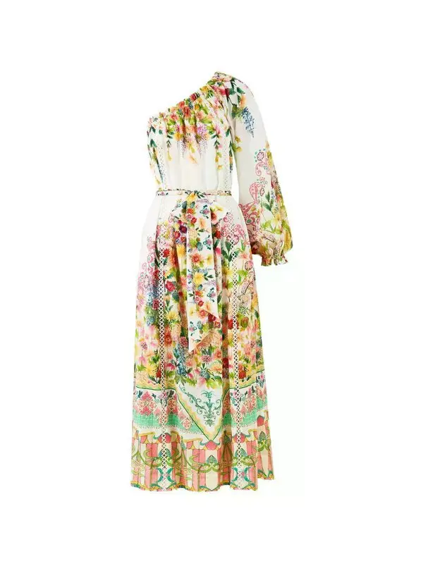 Camilla The Call Of Catalonia Midi Dress - White