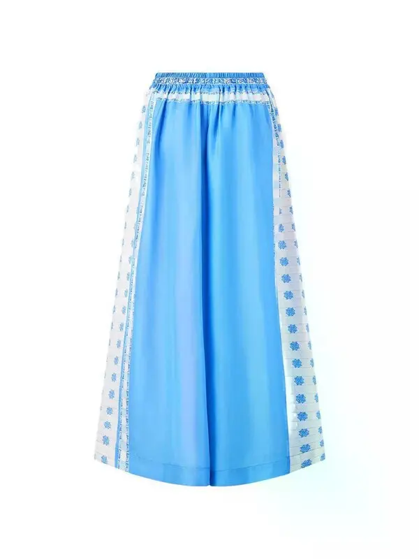 Camilla Printed Wide-leg Trousers