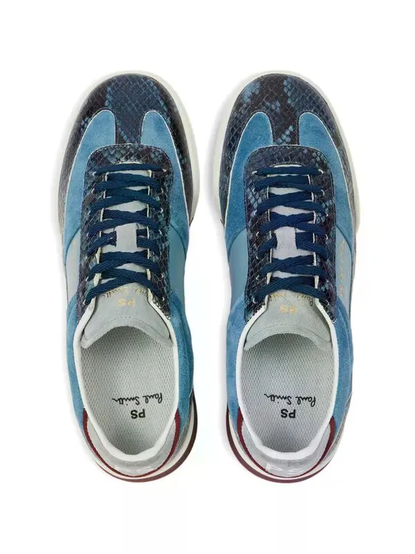 Paul Smith Dover Snake-pattern Panelled Sneakers
