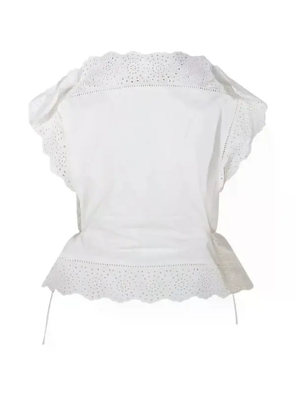 BY MALENE BIRGER Eyelet Drawstring Top