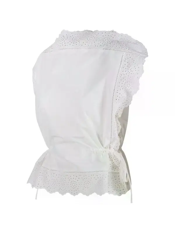 BY MALENE BIRGER Eyelet Drawstring Top