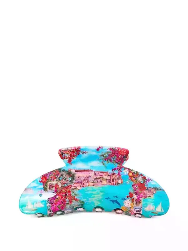 Camilla Meet Me In Mallorca Hair Clip - Blue