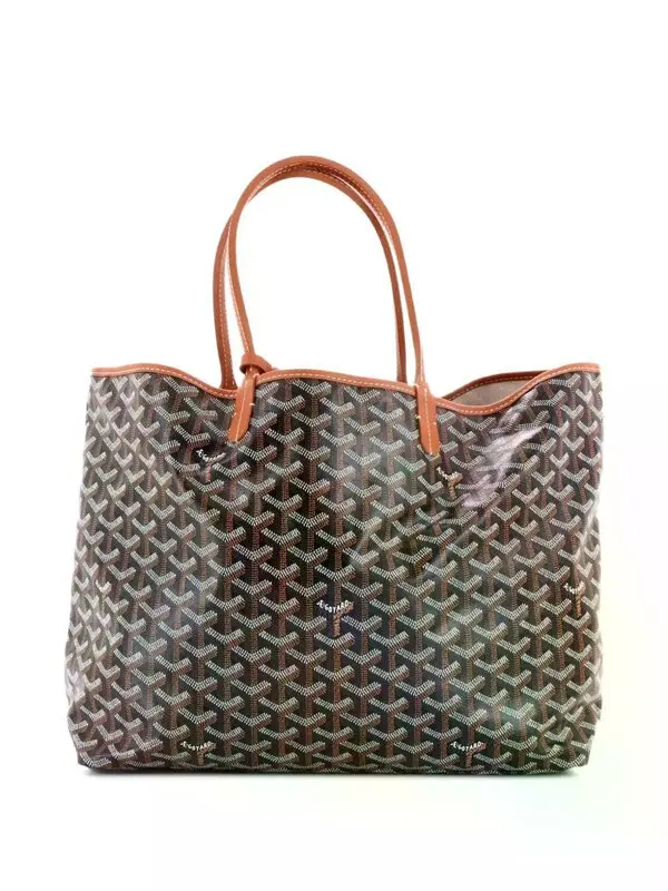 Goyard Saint Louis Coated Canvas Pm Tote Bag - Black