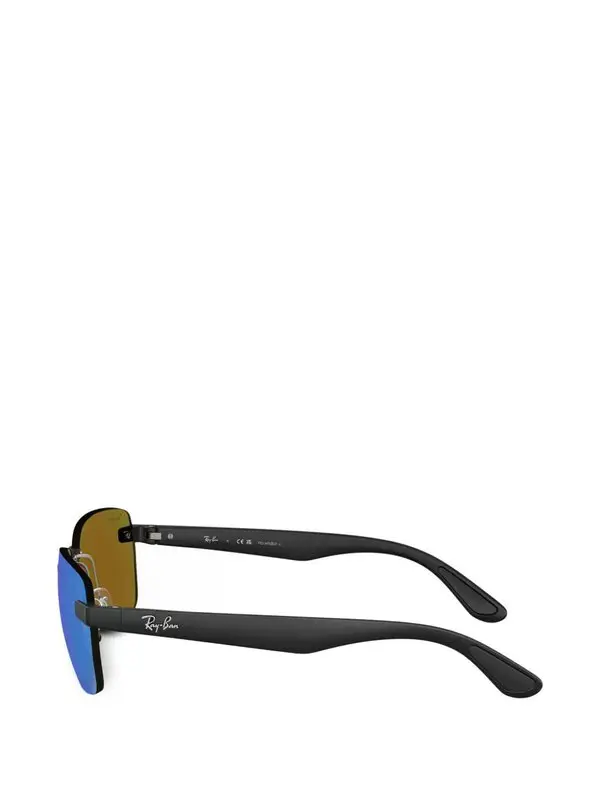 Ray-ban Rimless Rectangle-frame Sunglasses - Black