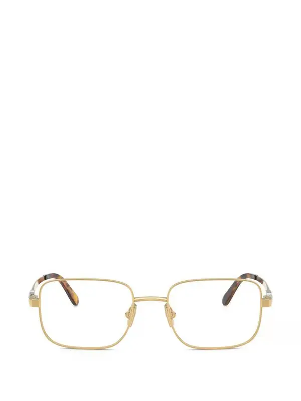 Miu Miu Rectangle-frame Glasses - Gold