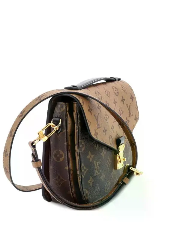 LOUIS VUITTON Pochette Metis Reverse Monogram Canvas Crossbody Bag - Brown