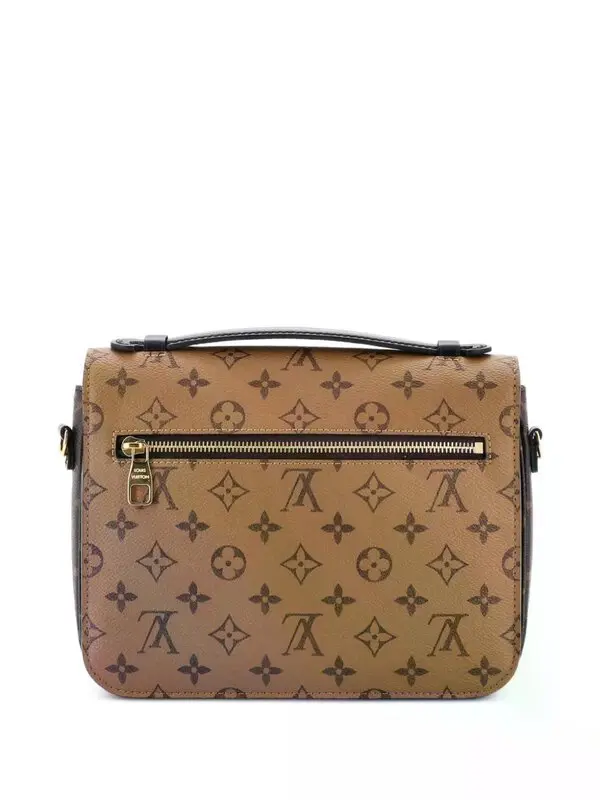 LOUIS VUITTON Pochette Metis Reverse Monogram Canvas Crossbody Bag - Brown
