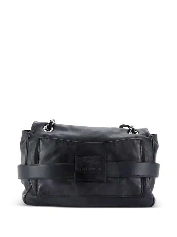 Balenciaga Modu Chain Flap Leather Shoulder Bag