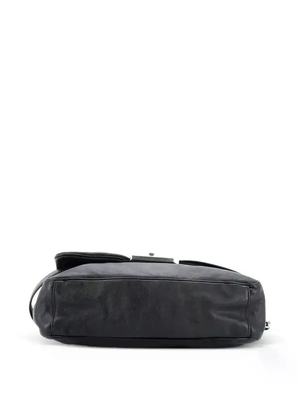 Balenciaga Modu Chain Flap Leather Shoulder Bag