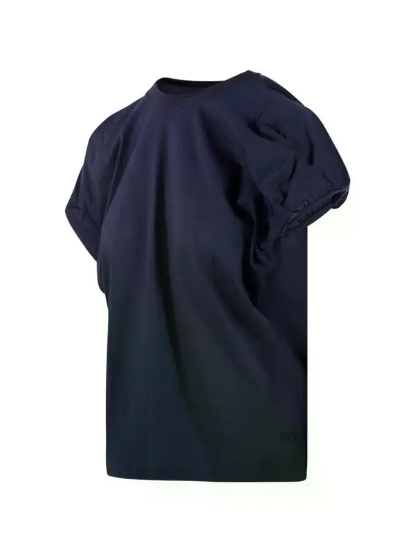 NUDE Ruched T-shirt - Blue