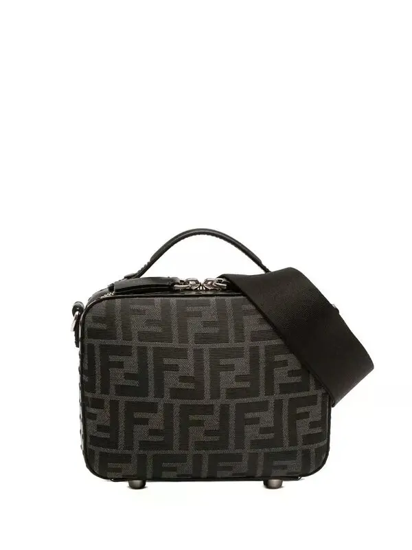 Fendi 2000-2010 Mini Zucca Canvas Suitcase