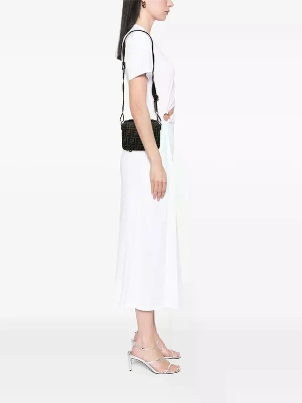 Fendi 2000-2010 Mini Zucca Canvas Suitcase