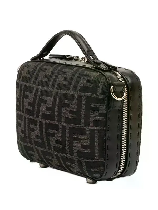Fendi 2000-2010 Mini Zucca Canvas Suitcase