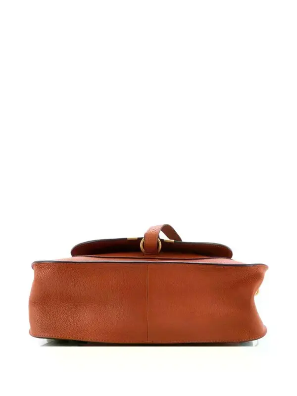 Chloé Marcie Leather Medium Satchel - Brown