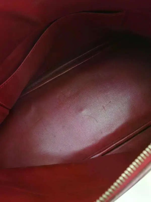 Hermès 2003 Clemence Bolide 35 Satchel - Red