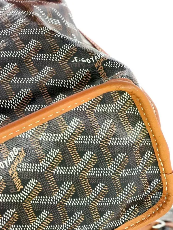 Goyard Anjou Reversible Tote Coated Canvas Mini Satchel - Brown