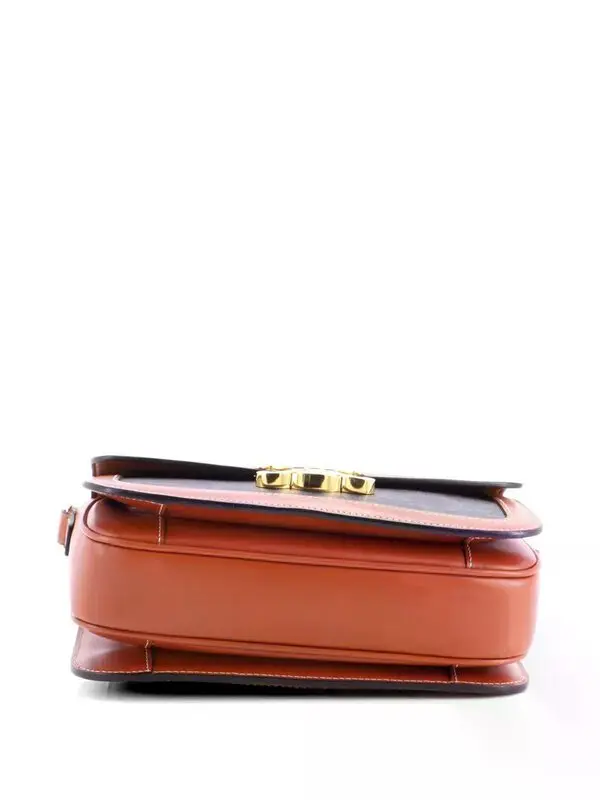 Celine Triomphe Coated Canvas Medium Shoulder Bag